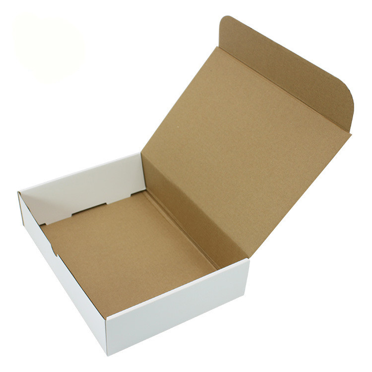 Custom 32 ECT E Flute Corrugated Cardboard Shipping Boxes With Inside ...