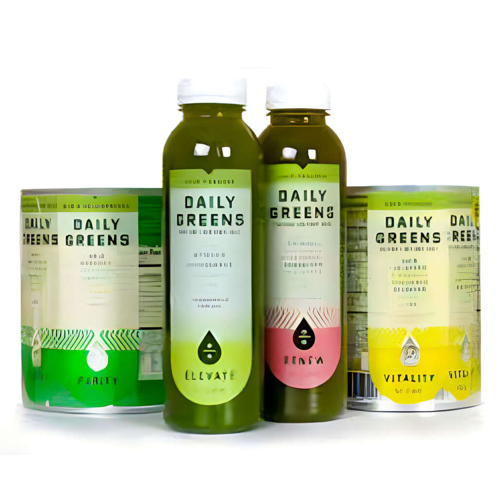 Silk Screen Printing Custom Adhesive Waterproof Food Drink Fruit Juice ...