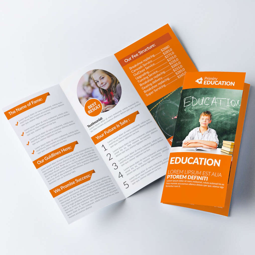 Custom Premium Coated Paper Logo Printing Folding Flyer Catalogue ...